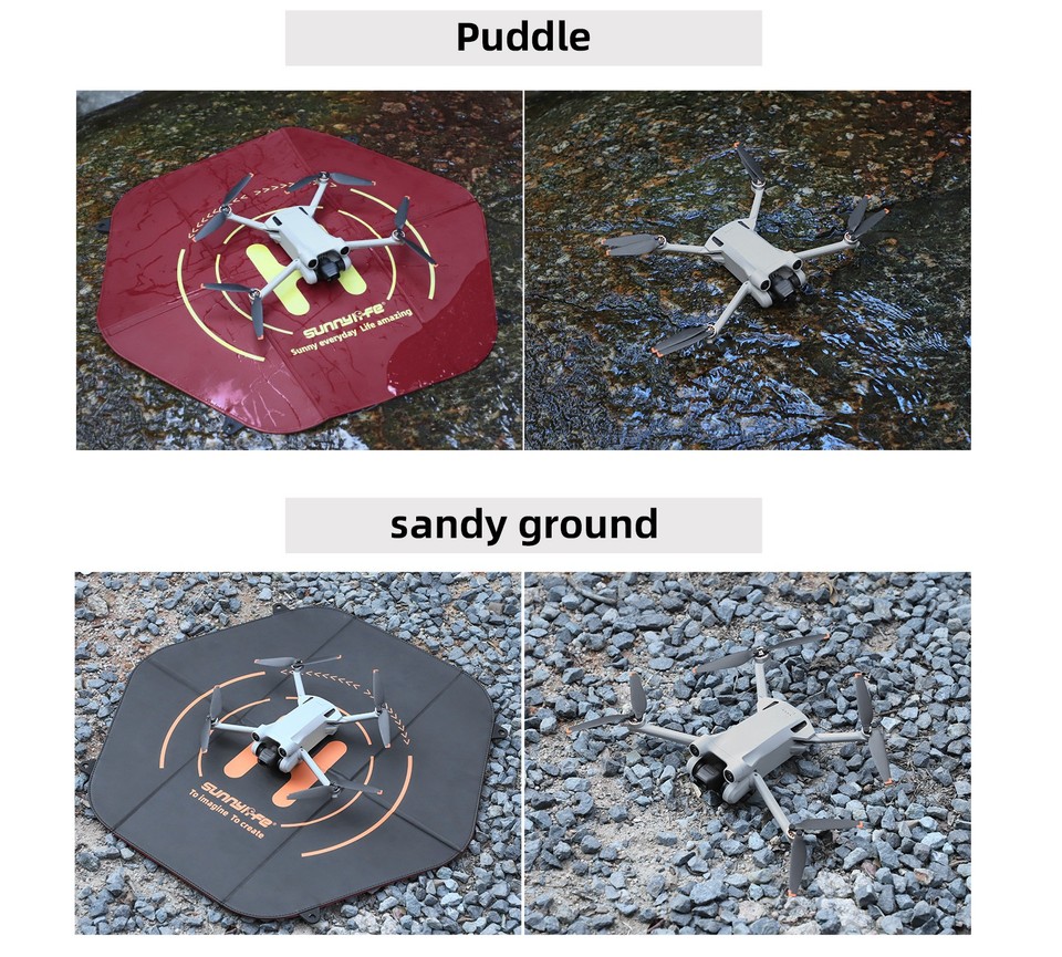 60cm Drone Parking Apron Landing Pad Launch Helipad For DJI Avata Mini ...