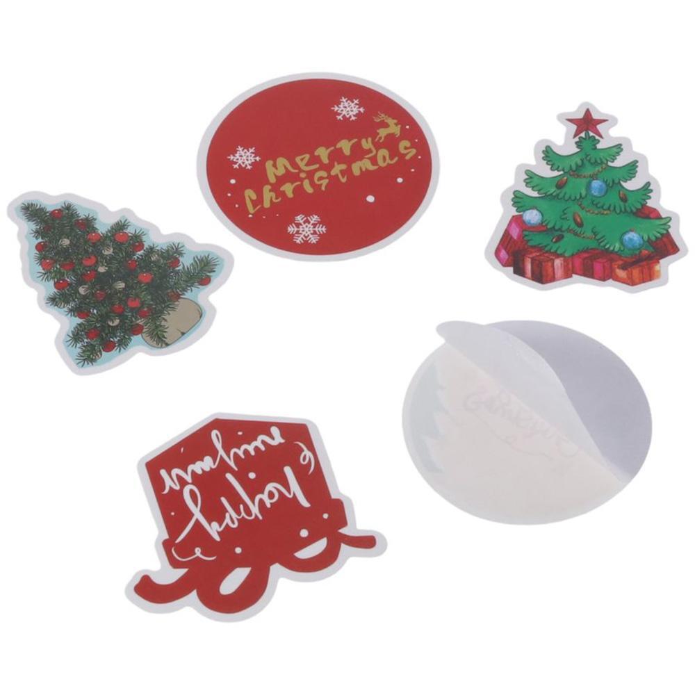 50Pcs Colorful Luggage Compartment Sticker Christmas Decoration | eBay