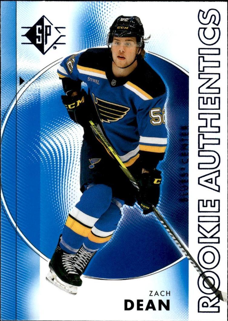 2024-25 Sp - Rookie Authentics Zach Dean #118 Blue (RC) for sale online ...