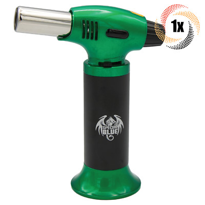 1x Torch Special Blue Inferno Green Refillable Butane Torch ...