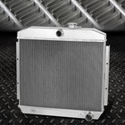 FOR 55-57 CHEVY SMALL BLOCK 150/210 SBC V8 3-ROW FULL ALUMINUM CORE ...