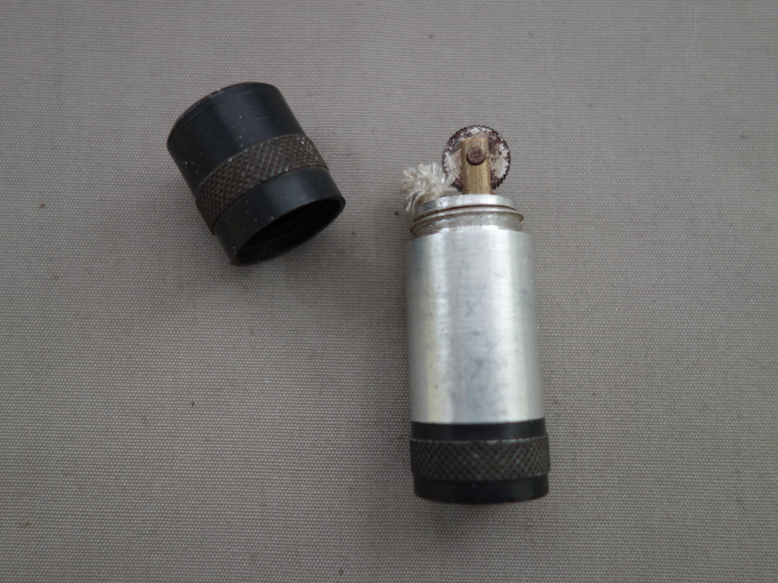 RARE WWII WW2 GERMAN WEHRMACHT ALUMINIUM TRENCH CIGARETTE PETROL POCKET ...