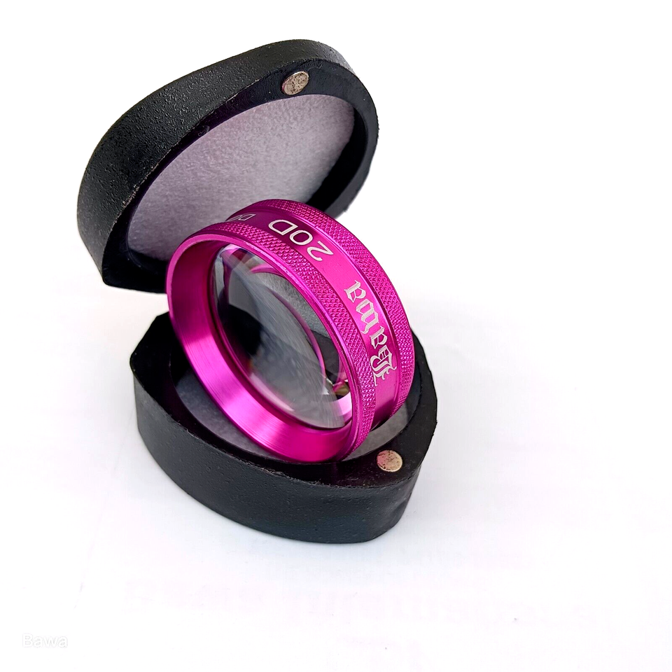 Original Bawa Ophthalmology & Optometry 20D Lens Pink Color USA Free ...