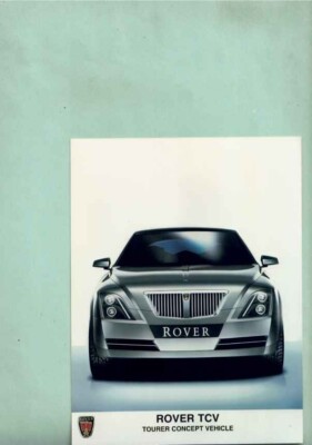 photo de presse / press photo original Rover TCV Tourer concept 2002 | eBay