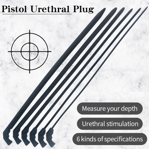 6 Size Silicone Urethral Urethra Penis Plug Dilator Urethral Rod ...