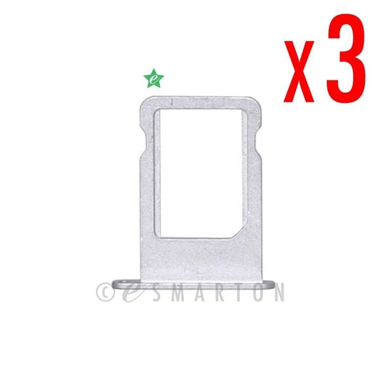 Lot of 3 iPhone 5S SIM Tray Nano Sim Card Tray Slot Holder iPhone 5SE ...