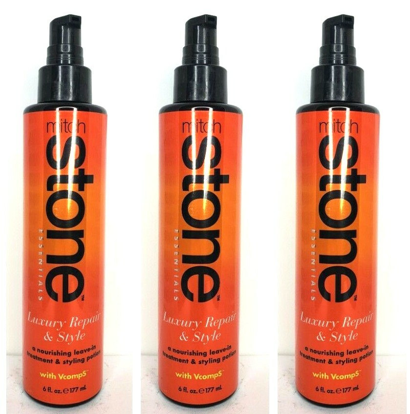 3 Mitch Stone Essentials LUXURY REPAIR & STYLE Nourishing Leave In 6 oz ...