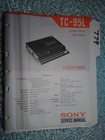 Sony TC-95L service manual original repair book cassette recorder tape ...