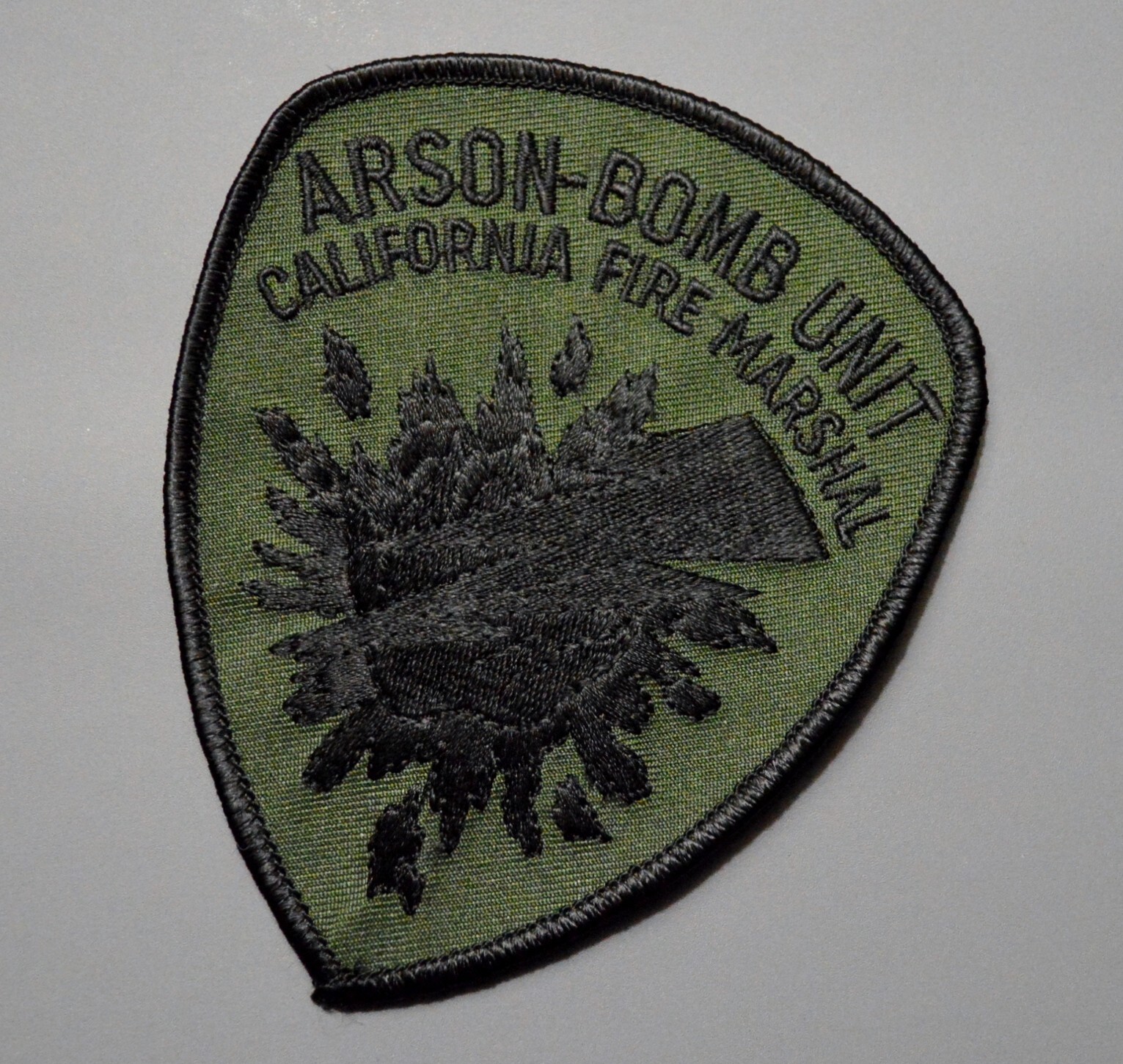 California Fire Marshal Arson-Bomb Unit Subdued Patch ++ Mint CA | eBay