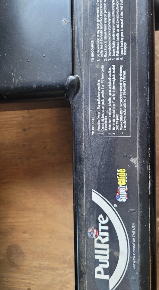 Pullrite Sliding Fifth Wheel Hitch | eBay