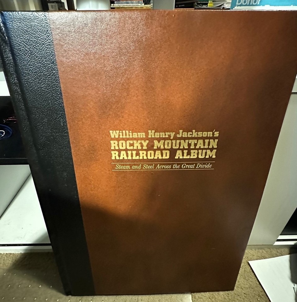 William Henry Jackson Rocky Mountain Railroad Album 1976 Ltd Ed #1698 ...