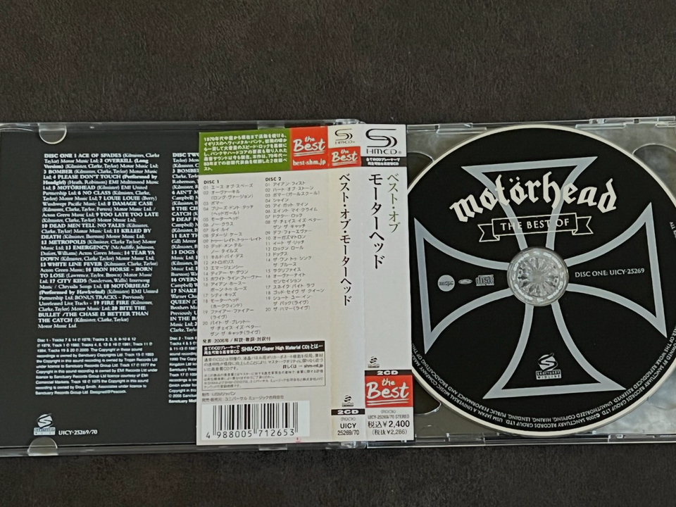 MOTORHEAD-The Best Of-2012 2CD SHM Japan | eBay
