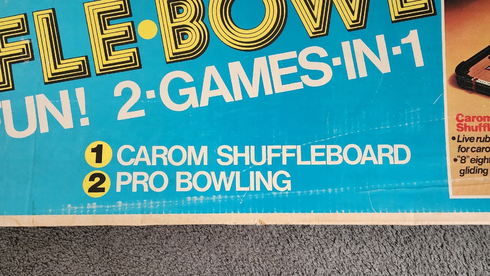 Vintage 1974 Tabletop SHUFFLE BOWL Games by Munro, COMPLETE, Hard To ...