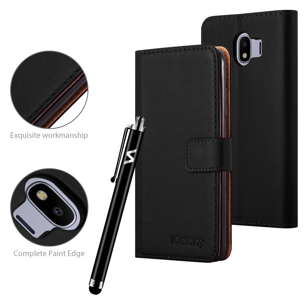 For Samsung Galaxy J6 Case Flip Leather Wallet Cover for Galaxy J6 2018 ...