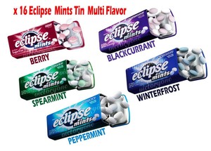 Eclipse Mints Breath Freshner Candy Sweets Sugarfree Bulk Bundle Pack ...