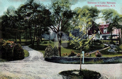 Entrance To Lake Mahopac, New York NY Postcard Copy | eBay