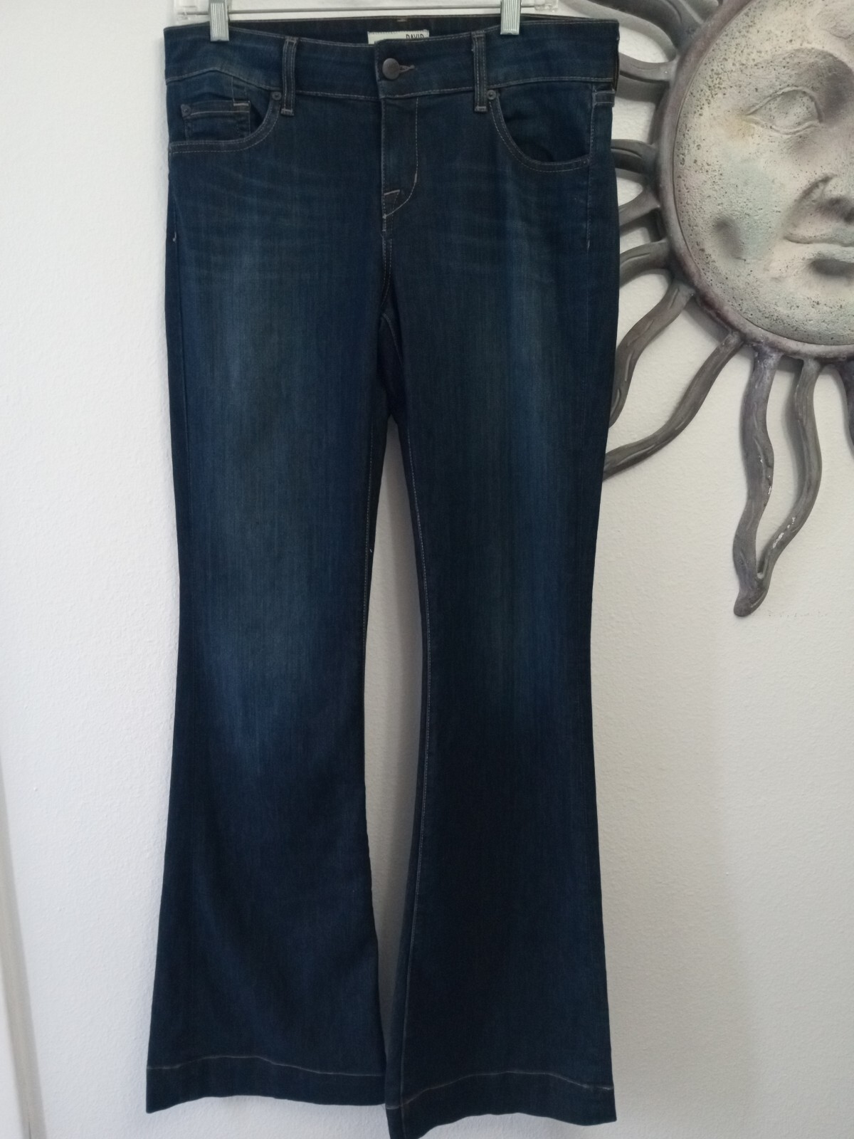 DAVID KAHN Size 30 x 35 The Reflex Janis Flare Dark W… - Gem