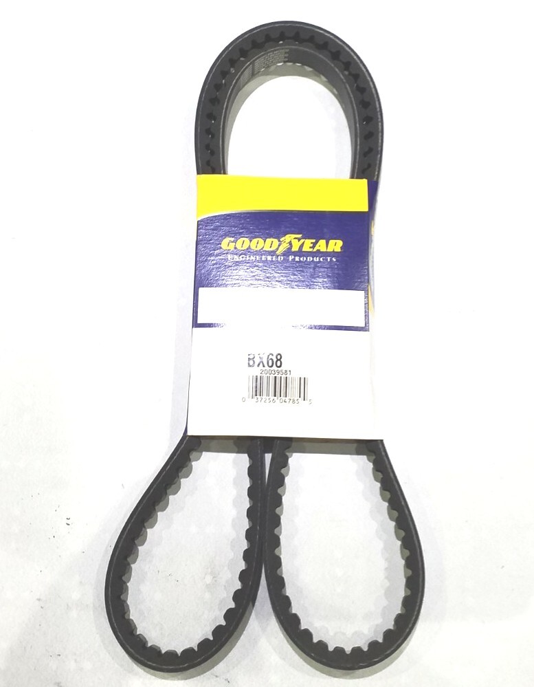 BX68 Goodyear Torque-Flex Matchmaker Black V Belt - Made In Mexico | eBay