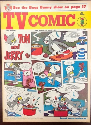 TV COMIC #1056 weekly British comic book March 11 1972 Tarzan The ...