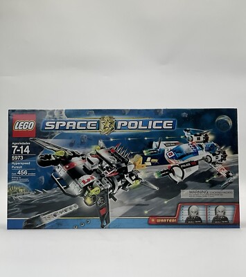 NEW UNOPENED LEGO SPACE POLICE hyperspeed pursuit 5973 skull twins ...