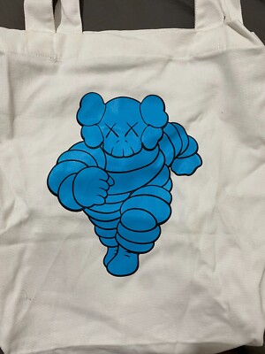 Kaws NGV collaboration tote bag blue brand new | eBay