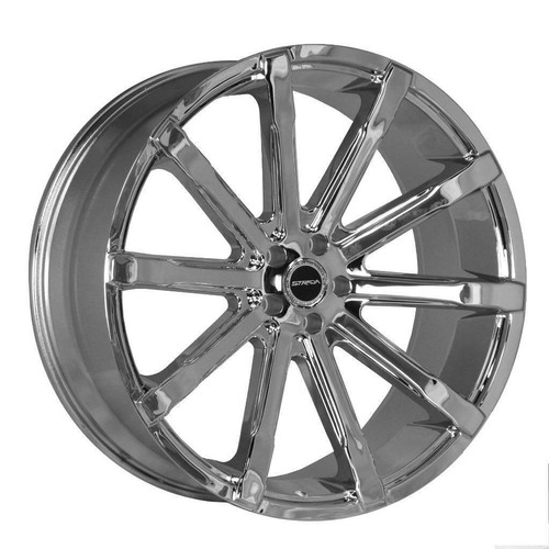 24 inch 24x10 Strada OSSO CHROME wheels rims 5x115 +15 | eBay