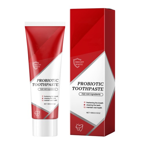 Probiotic Whitening Toothpaste Refresh Mouth Brighten Yellow Teeth Oral ...