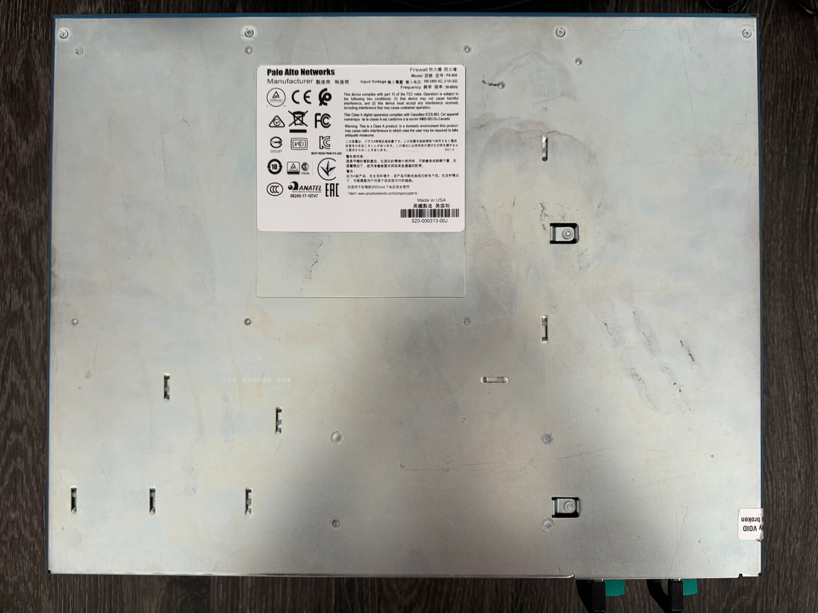 Palo Alto PA-850 | PAN-OS 10.2.9-h1 | Grade B | eBay