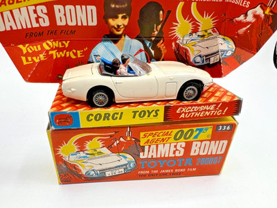 Corgi Toys 336 James Bond Toyota 2000 GT, Boxed, Original, Rare, FREE ...
