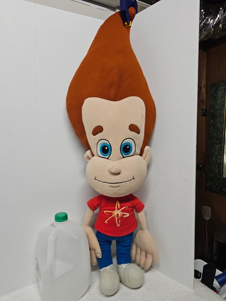 Vintage 2002 Jimmy Neutron 36 Plush Doll Figure Nickelodeon Viacom Toy ...