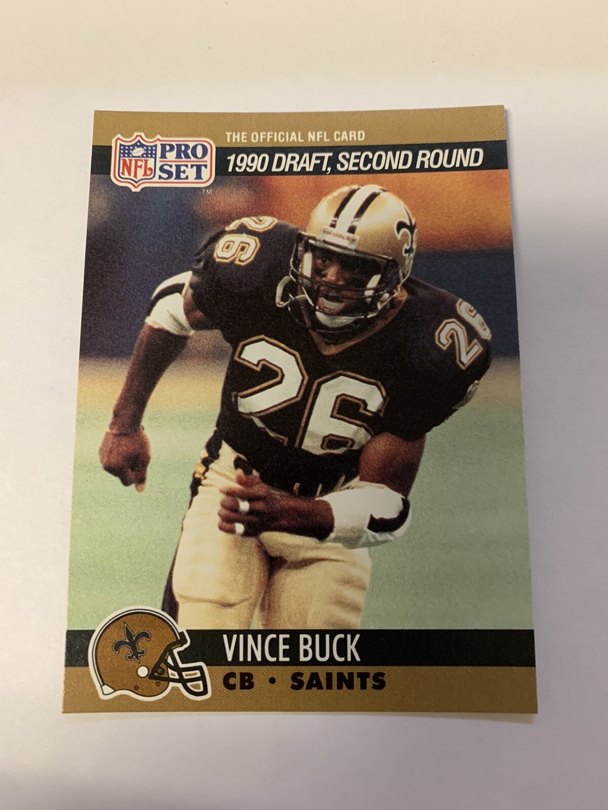 1990 Pro Set NFL 1990 Draft 2nd Round Vince Buck New Orleans Saints | eBay