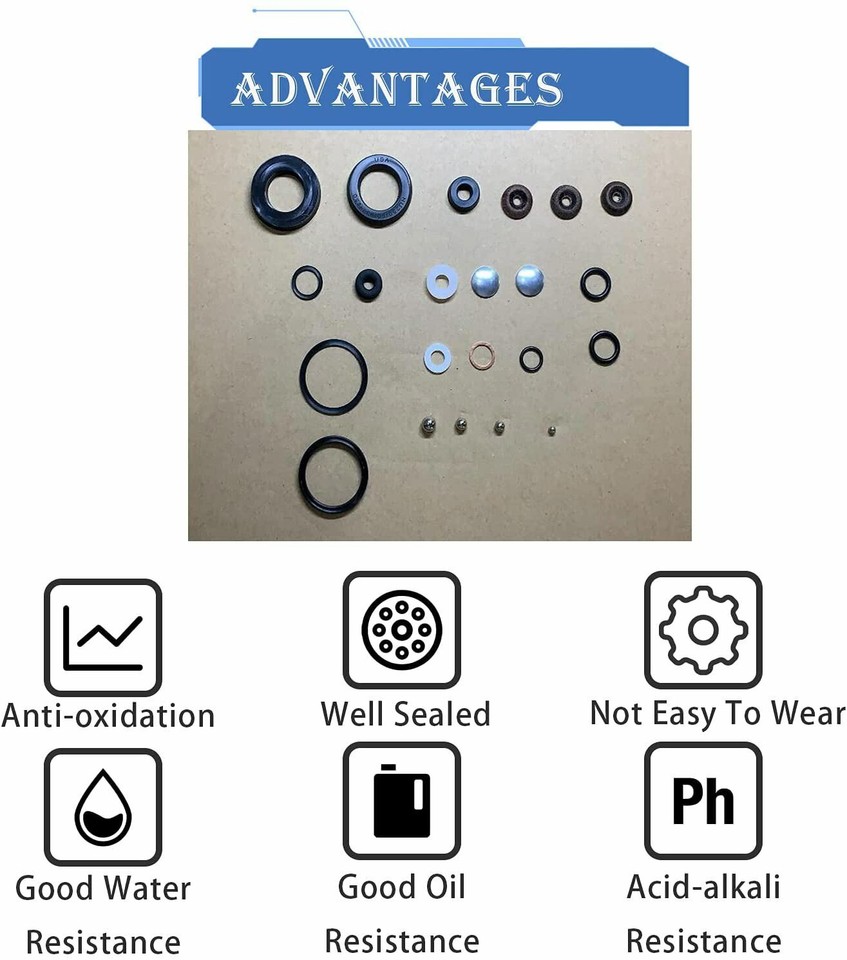 93642 2 ton Rebuild Kit for Lincoln, Walker Floor Jack Covers All ...