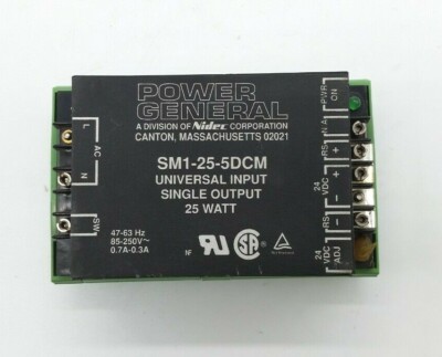 Nidec Power General SM1-25-5DCM Power Supply | eBay