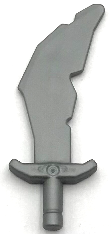 Lego New Flat Silver Minifigure Weapon Sword Scimitar with Nicks | eBay