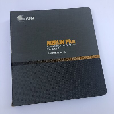 AT&T Merlin Plus Telephone System Manual R2 | eBay
