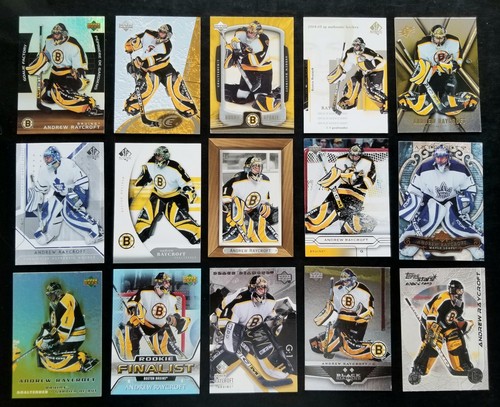ANDREW RAYCROFT Hockey Card Lot x 20 No Duplicates Boston Bruins Leafs ...