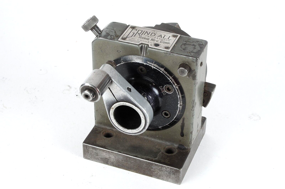 Early Vintage Harig Grind-All No. 1 V-Block Grinding Fixture 3" Center ...