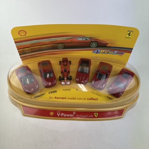 Shell V-Power Ferrari Diecast Metal 6 Model Car Collection And Box ...