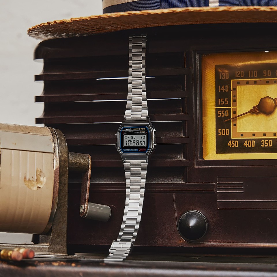 CASIO WATCH VINTAGE RETRO 80's A158WA-1 A158 A158W A158WA WARANTY ...