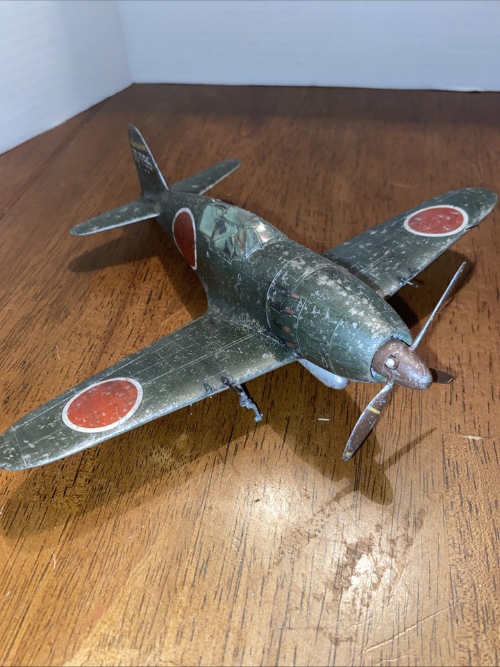 Lot Of 2 Built Model Airplanes 1/48? scale Japanese Mitsubishi J2M3 ...