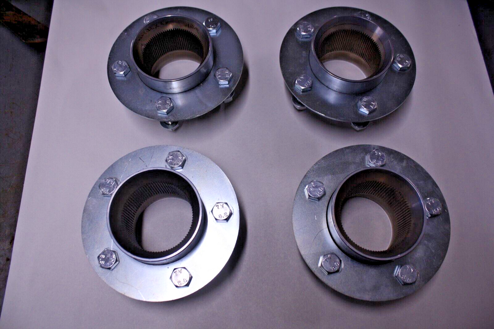 Jaguar D-Type Dunlop Style To Spline Drive Wheel Adapters for Jaguar 5 ...