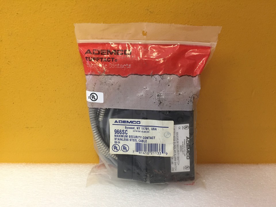 Ademco 966SC 12 / 24 V, 125 / 250 mA, 10' Cable, Maximum Security ...