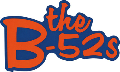 Sticker - B-52s Logo Red Blue Pop Rock Music B-52's B52s 5.13" Decal ...