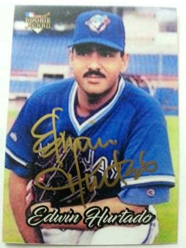 Edwin Hurtado Autograph Rare Toronto Blue Jayz | eBay