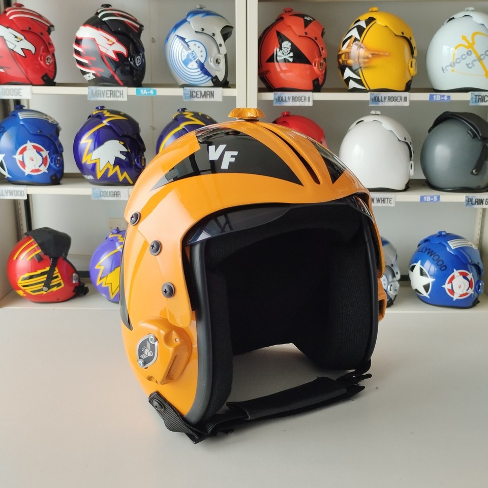 STRIKE FIGHTER SQUADRON JOLLY ROGERS FLIGHT HGU-33 HELMET + MASK MOVIE ...