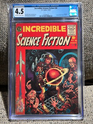 (1955) EC Comics Incredible Science Fiction #30 (#1) CGC 4.5 OW/WP ...
