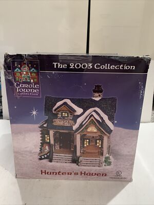 Lemax 2003 Carole Towne Collection Christmas Village Hunter's Haven ...