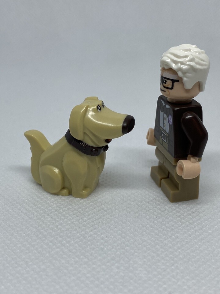 Lego Disney Up Carl Fredericksen And Dug Minifigures New From Set 43217 ...