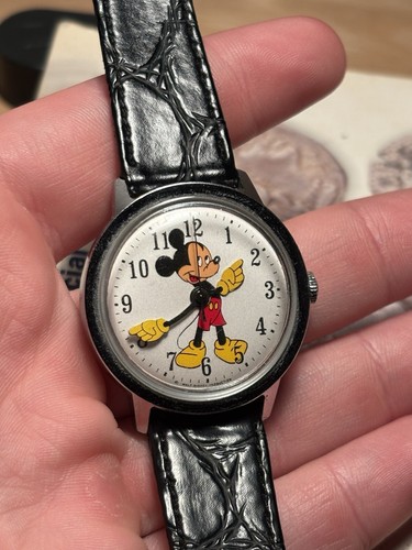 Vintage 1971 Timex Mickey Mouse Fun Timer Watch - EXE - Runs | eBay