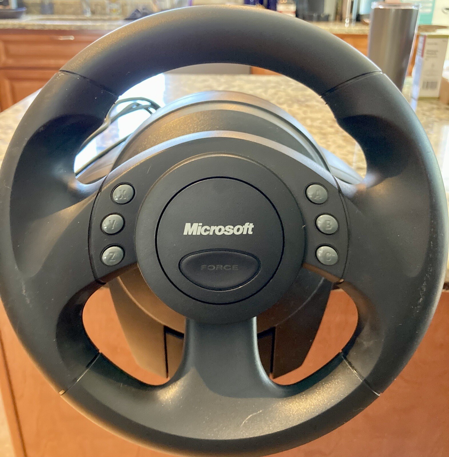 Microsoft Sidewinder Force Feedback Wheel and Pedals Complete In Box ...